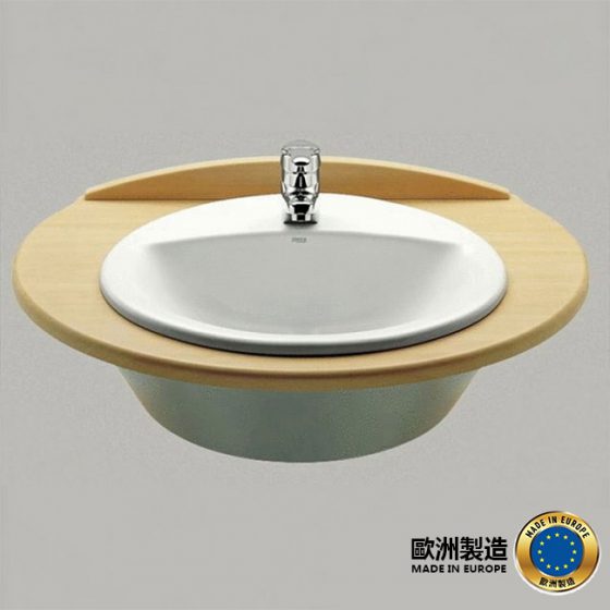 西班牙 ROCA Rodeo 327866 單孔檯面面盆 520x410mm 白色