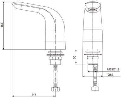 American Standard FFAS8832-000500BC0 Selectronic Lux Sensor Integrated ...