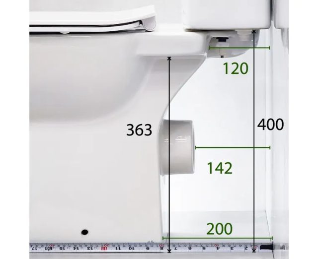 西班牙 ROCA Debba Round Rimless 相連式高咀無縫對沖式沖水座廁 配緩降廁板 白色 - 香港浴室潔具網購店